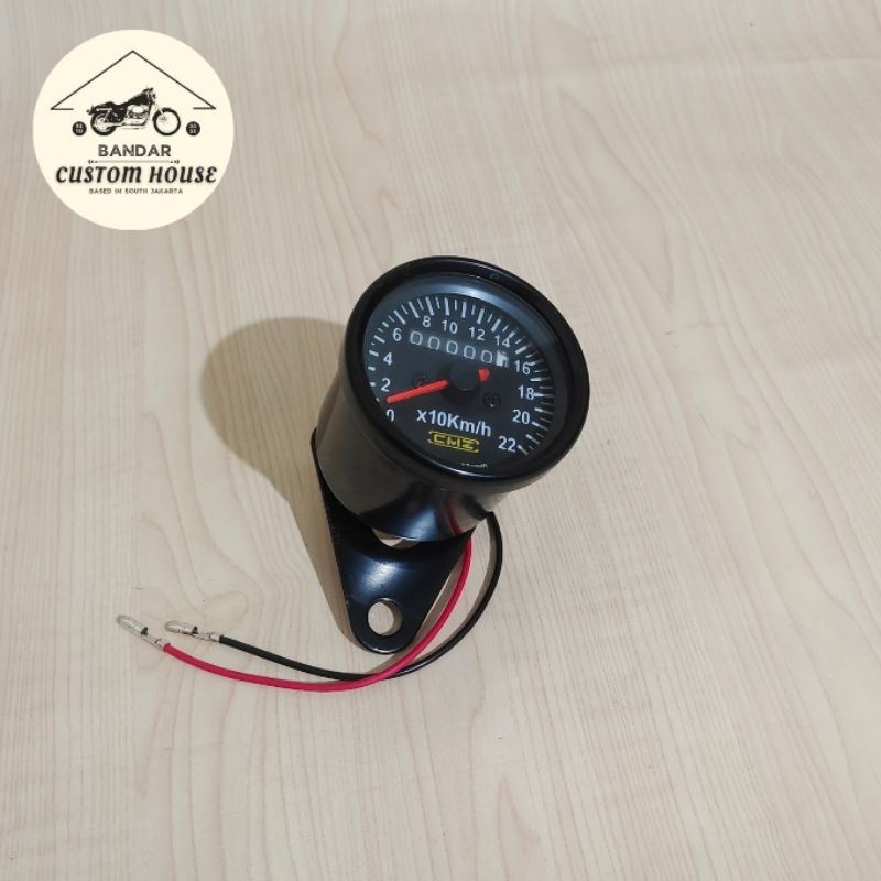Jual Speedometer Custom Japstyle Jarum Neo Mini Hitam / Odometer Custom ...
