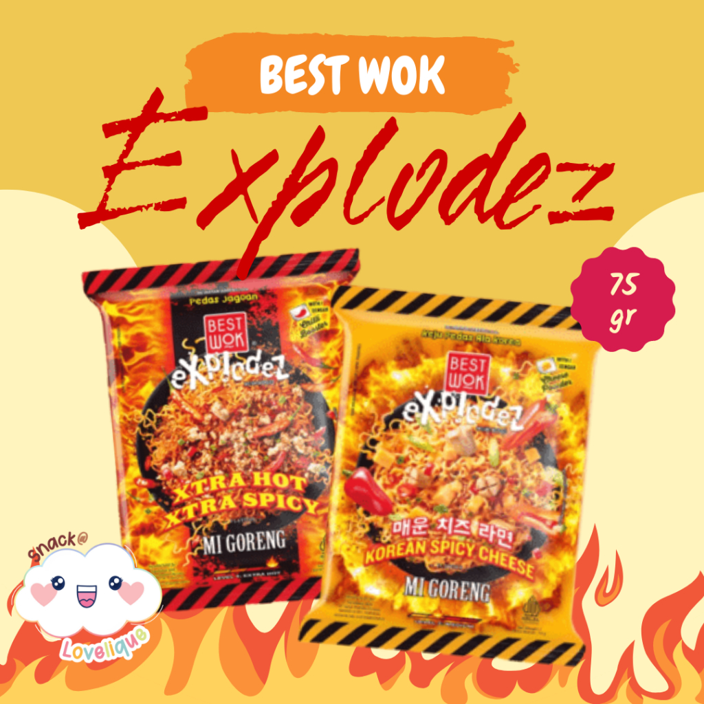 Jual BestWok Best Wok Mi Goreng Xtra Hot All Variant - Hot Xtra Spicy / Korean Spicy Cheese ...