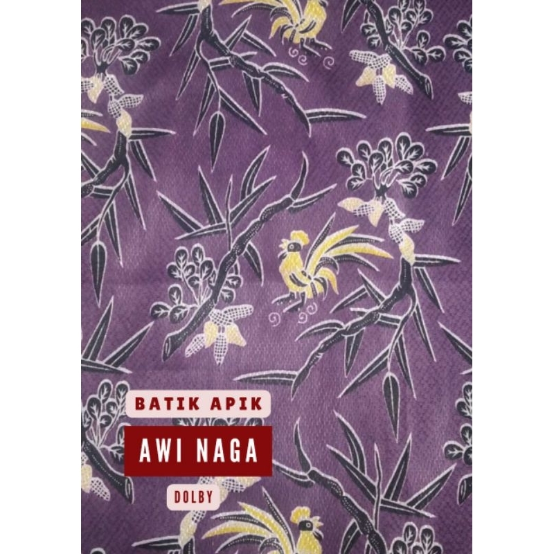 Jual Kain Batik Motif Awi Naga | Batik Khas Kabupaten Tangerang ...