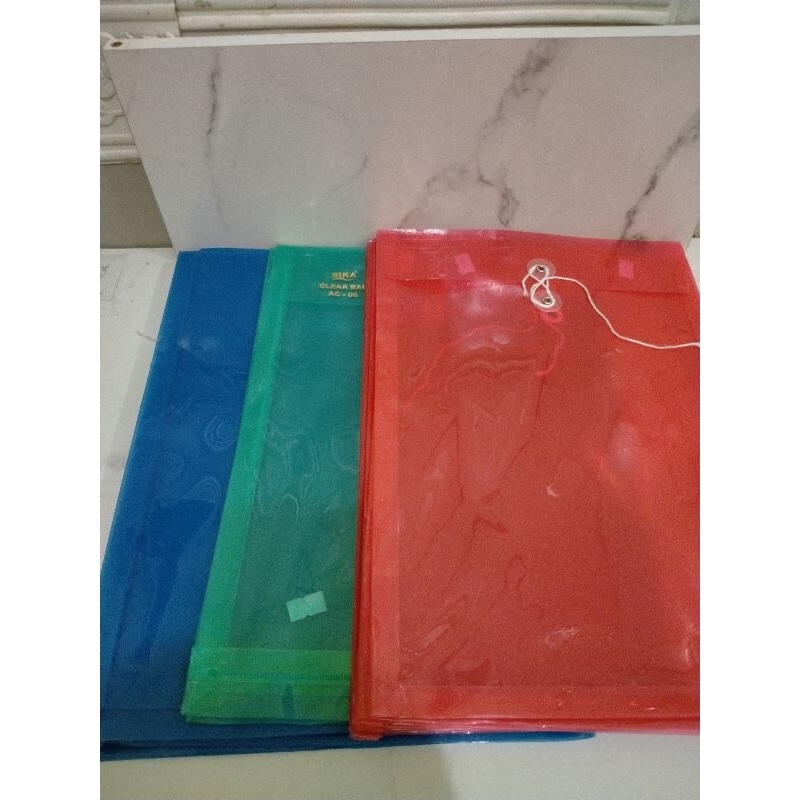 Jual map dokumen plastik polos ukuran folio | Shopee Indonesia