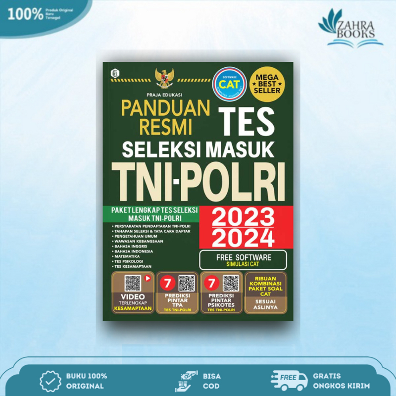 Jual Ag Buku Panduan Resmi Tes Seleksi Masuk Tni Polri 2023 2024