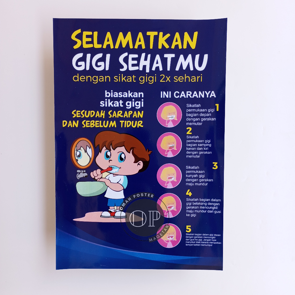 Jual Poster Selamatkan Gigi Sehatmu - Poster Kesehatan Gigi dan Mulut ...