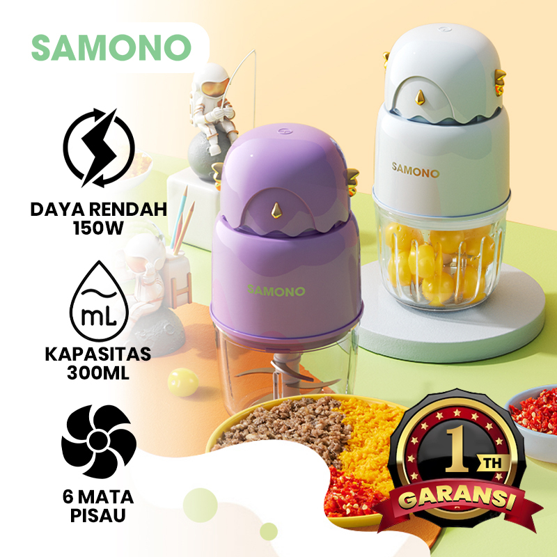 Jual [SAMONO OFFICIAL] 150W Food Chopper Mini Chopper Multifungsi Mpasi ...