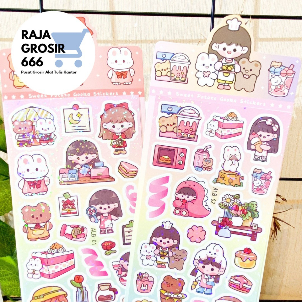 Jual STIKER ALB MOMO (1 LEMBAR STIKER ) STICKER KEKINIAN SOUVERNIR KADO ...