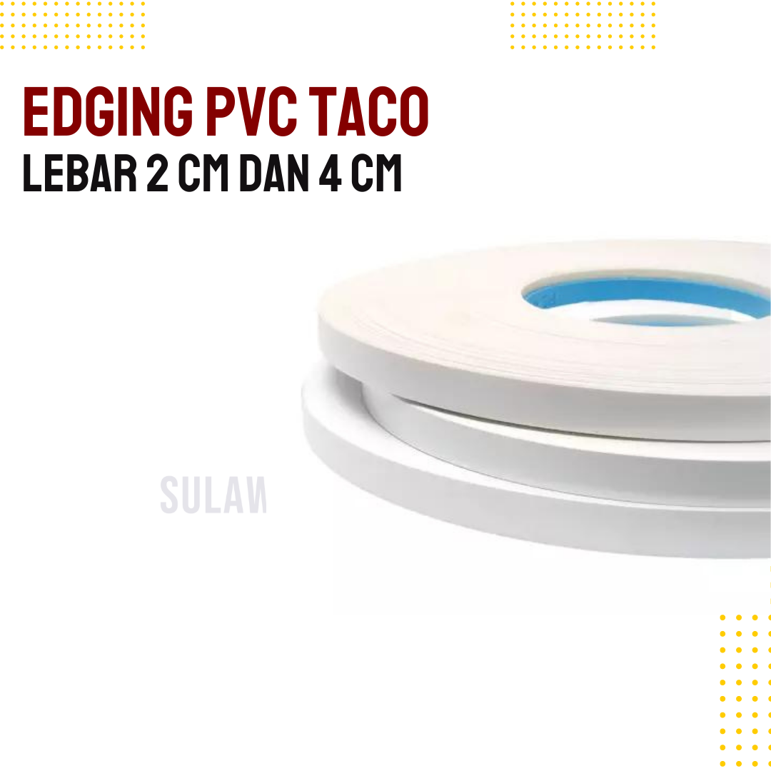 Jual edging pvc vinil putih 2 cm | Shopee Indonesia