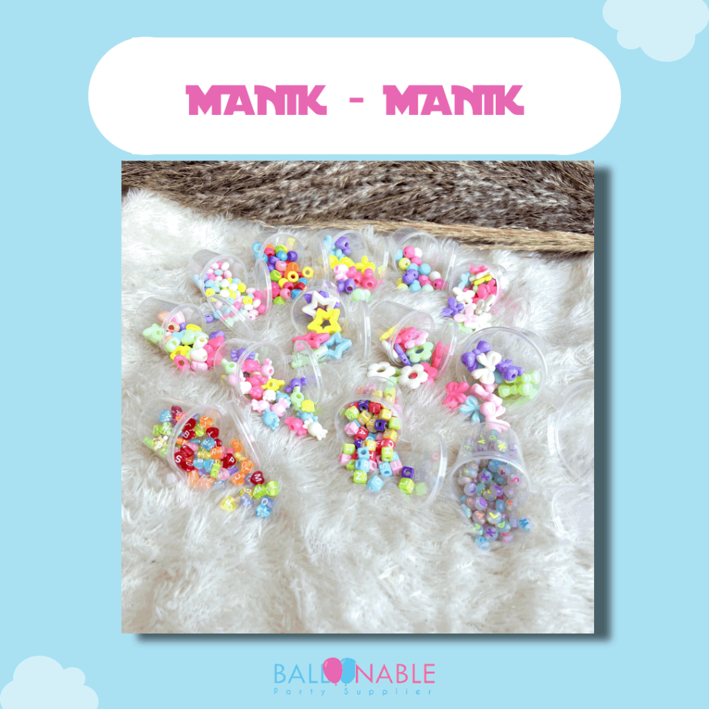 Jual Manik - Manik Huruf Bulat Bentuk Untuk Kerajinan Anak | Shopee ...
