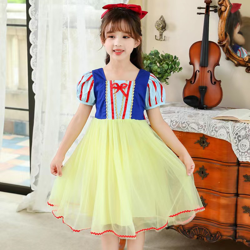 Jual Dress Princess Anak Free Bando Merah Cantik Dress Anak Snow White ...