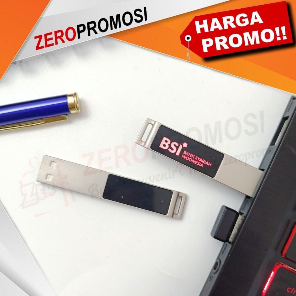 Jual Promotion Gift Metal LED Logo USB flashdisk Drive FDMT27 | Shopee ...
