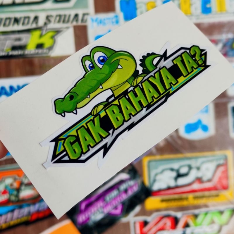 Jual Stiker Lo Lo Gak bahaya ta? / stiker racing viral / stiker motor / stiker hitz / stiker ...