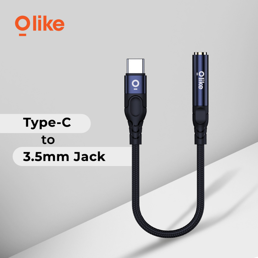 Jual OLIKE AUDIO CONVERTER ADAPTER TYPE C TO AUX 3.5MM JACK ATC1 ...