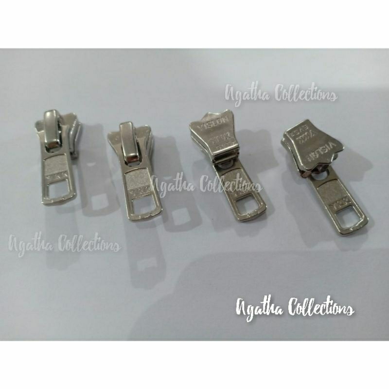 Jual Kepala resleting jaket gigi besar Ykk vislon per biji | Shopee Indonesia