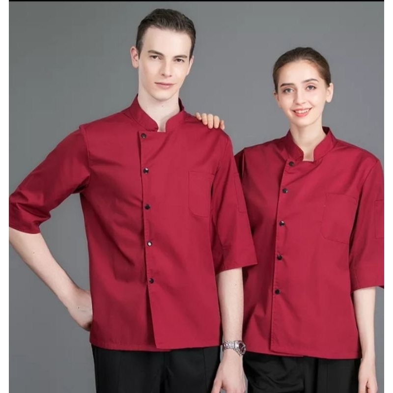 Jual Baju Chef / Seragam Koki Premium – Unisex & Berkualitas | Shopee ...