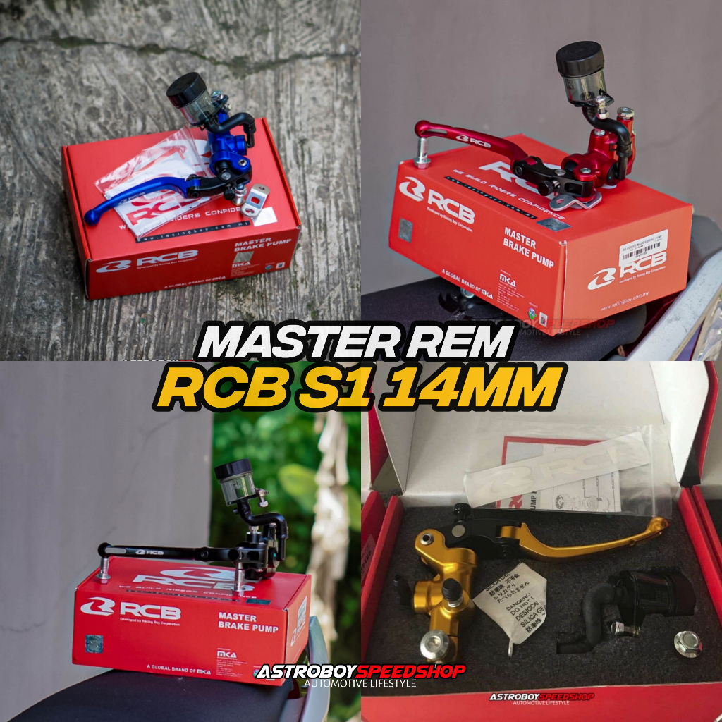 Jual Master Rem Rcb RacingBoy S1 Radial 14 MM S1 Nmax Xmax Aerox Adv ...