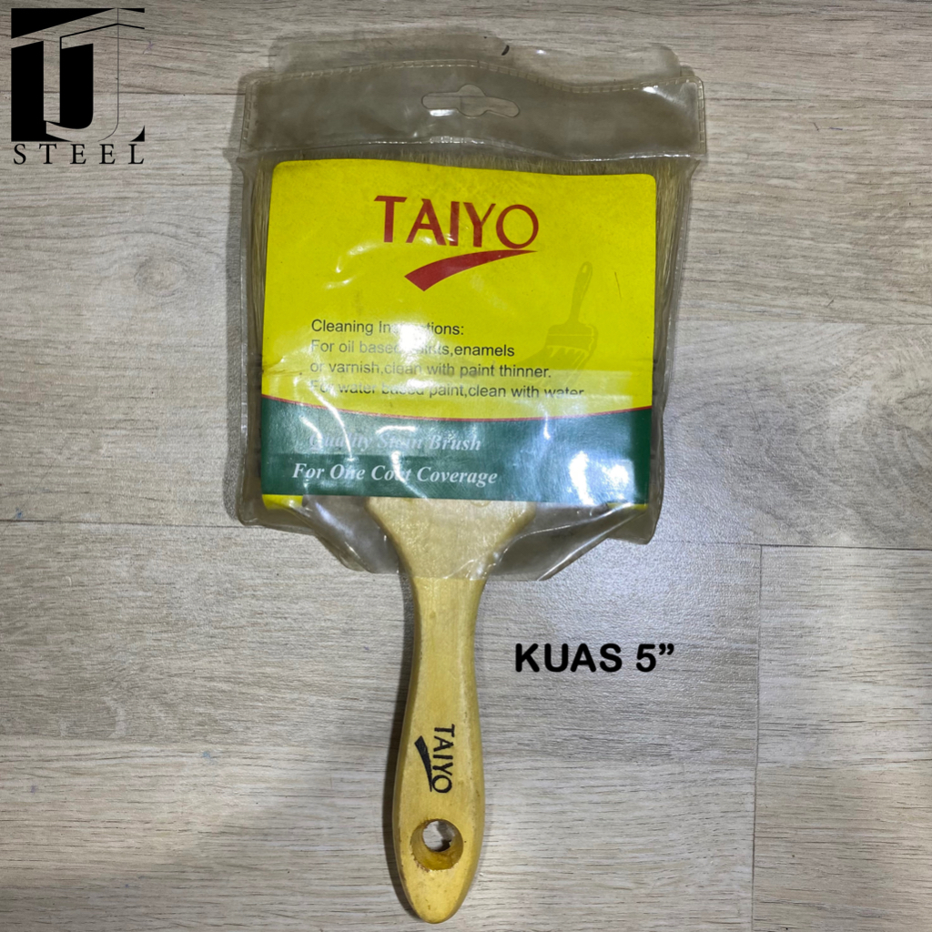 Jual KUAS CAT TEMBOK / KUAS CAT DINDING / KUAS CAT GAGANG KAYU / WALL ...