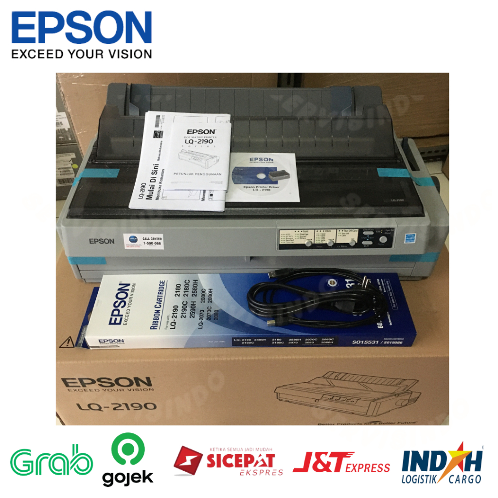 Jual Printer Epson LQ-2190 Printer dot matrix A3 Bergaransi | Shopee ...