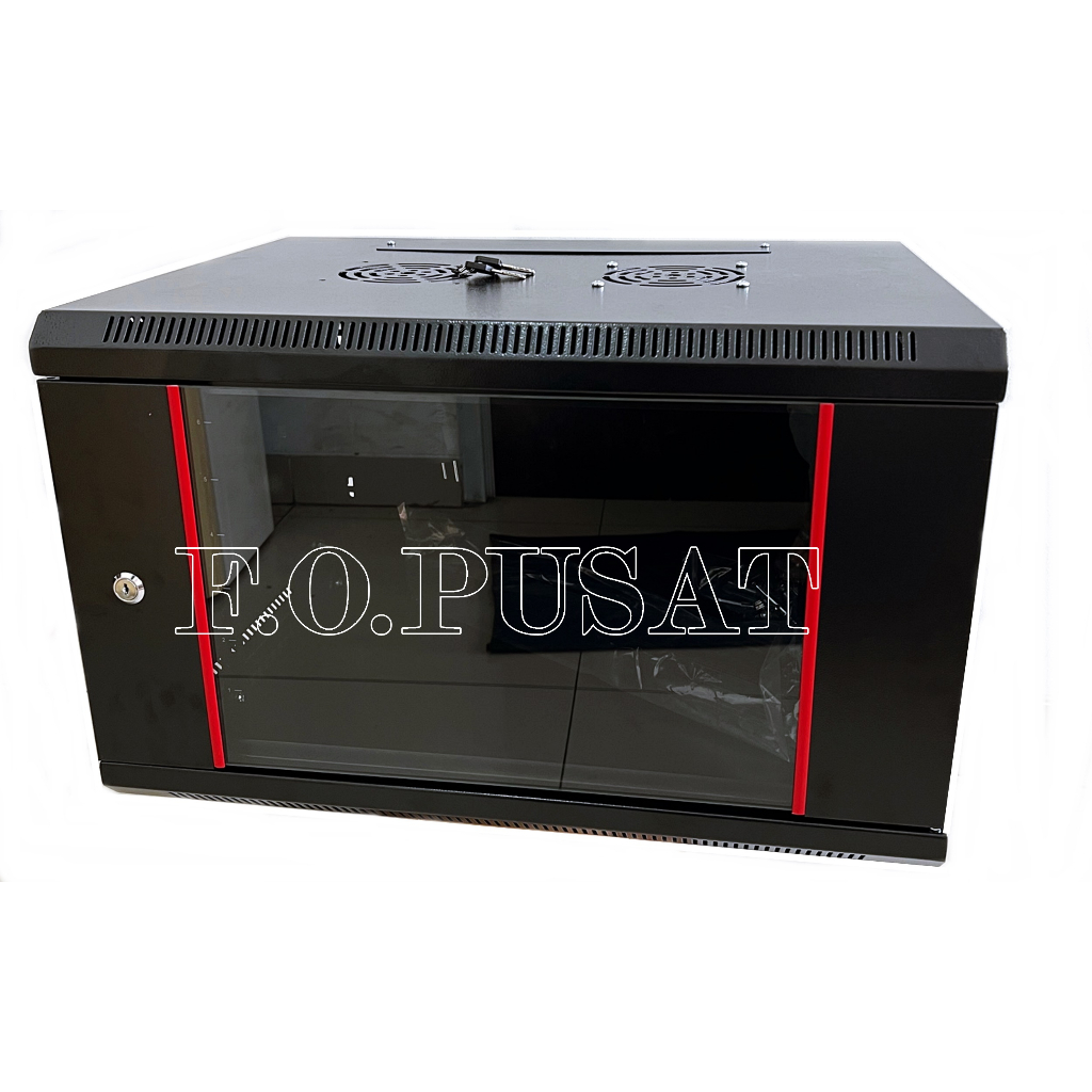 Jual Rak server 6U Depth 450/ Close Rack/ Rak server / Wallmount rack ...