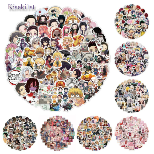 Jual 60pcs Stiker Anime Demon Slayer/Jujutsu Kaisen/ONE PIECE/Tokyo ...