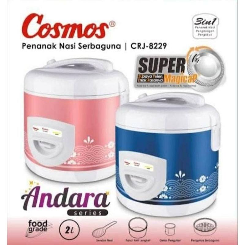 Jual MAGICOM MAGIC JAR COSMOS 3 IN 1 CRJ 8229 2 LT MEMASAK ...