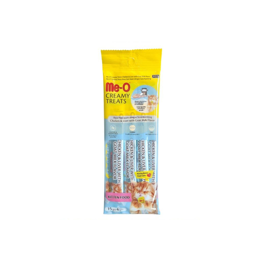 Jual SNACK KUCING ME-O MEO CREAMY MAKANAN KUCING SNACK KUCING CEMILAN ...