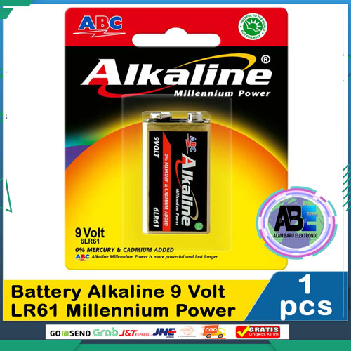 Jual Battery ABC Alkaline 9v - Baterai Alkalin Kotak 9volt Batu Batere ...