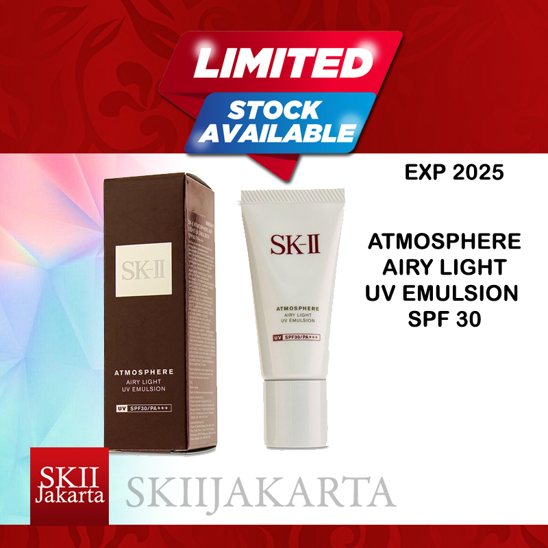 Jual SKII SK II Atmosphere Airy Light UV Emulsion SPF 30 sunblock sunscreen | Shopee Indonesia