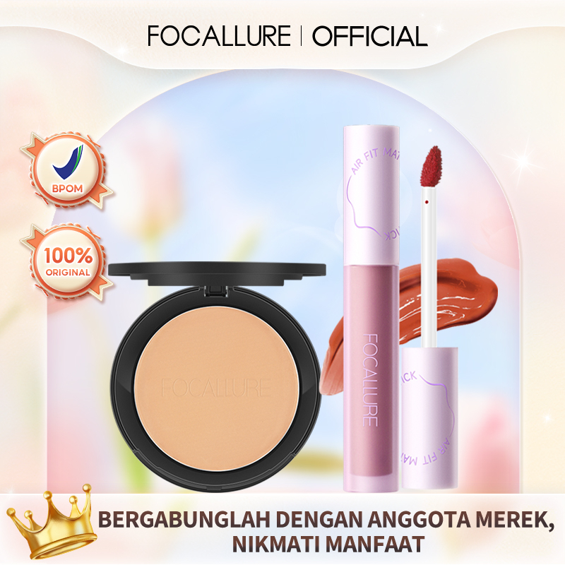 Jual FOCALLURE 2PCS Set Lip tint & Oil-Control Bedak Padat | Shopee ...