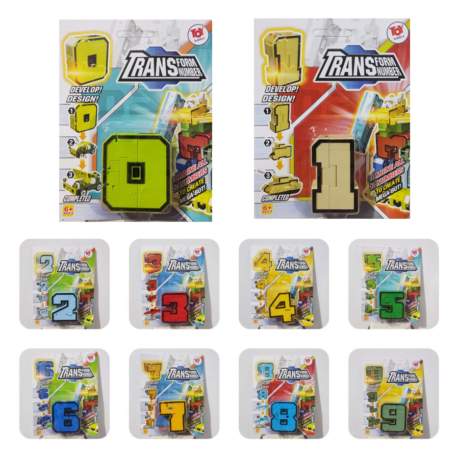 Jual Mainan Anak Angka Berubah Bentuk Kombinasi Set 0123456789 | Shopee ...