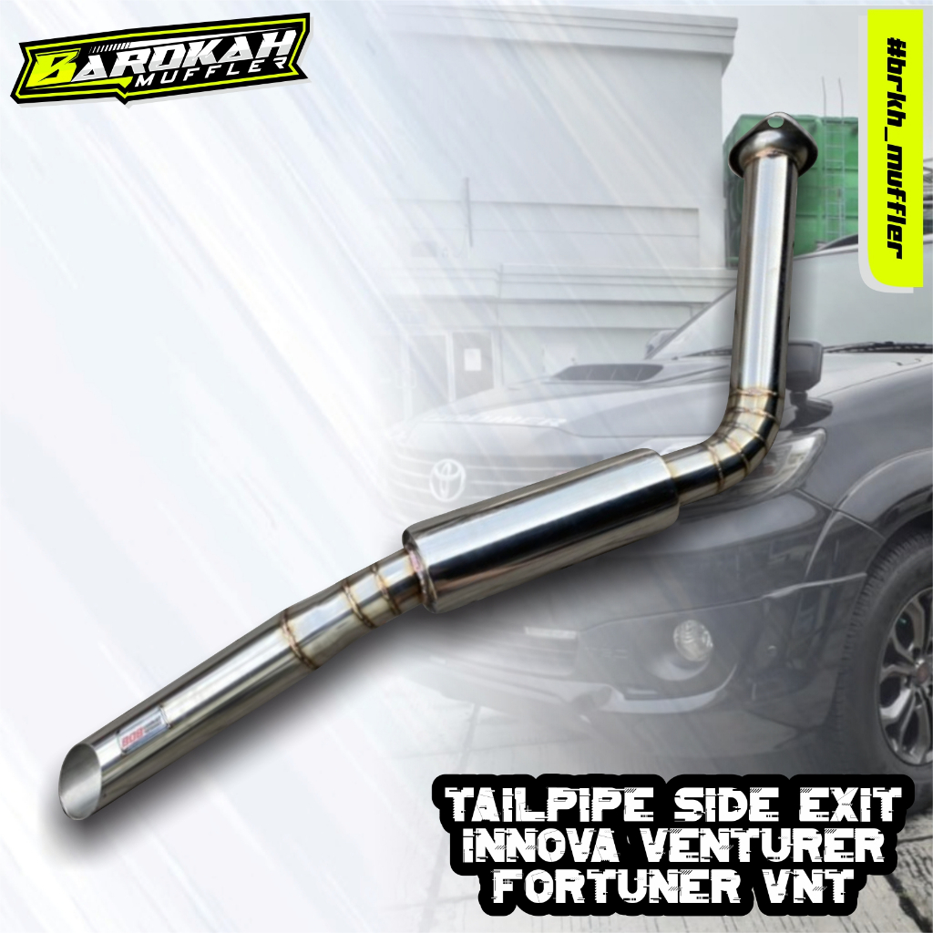 Jual KNALPOT BOLTON SIDE EXIT PLUS RESONATOR SAMBUNGAN DOWNPIPE INNOVA ...