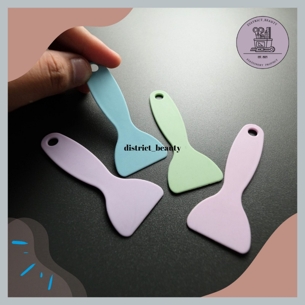 Jual PERATA STIKER MINI UKURAN 8 CM SPATULA STICKER WARNA MACARON ...