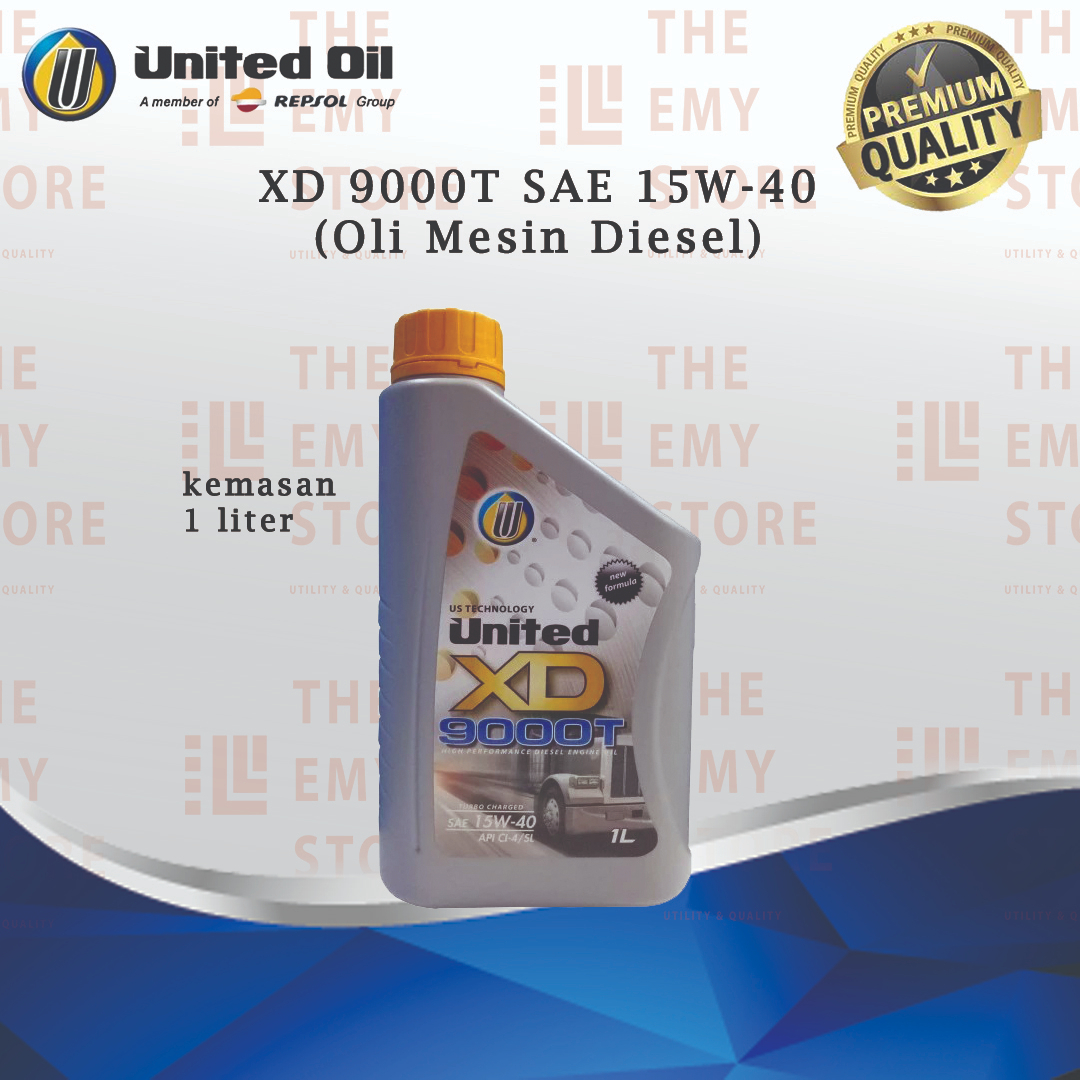 Jual XD 9000T SAE 15W40 API CI4/SL Turbo Diesel (ukuran 1liter) | Shopee Indonesia