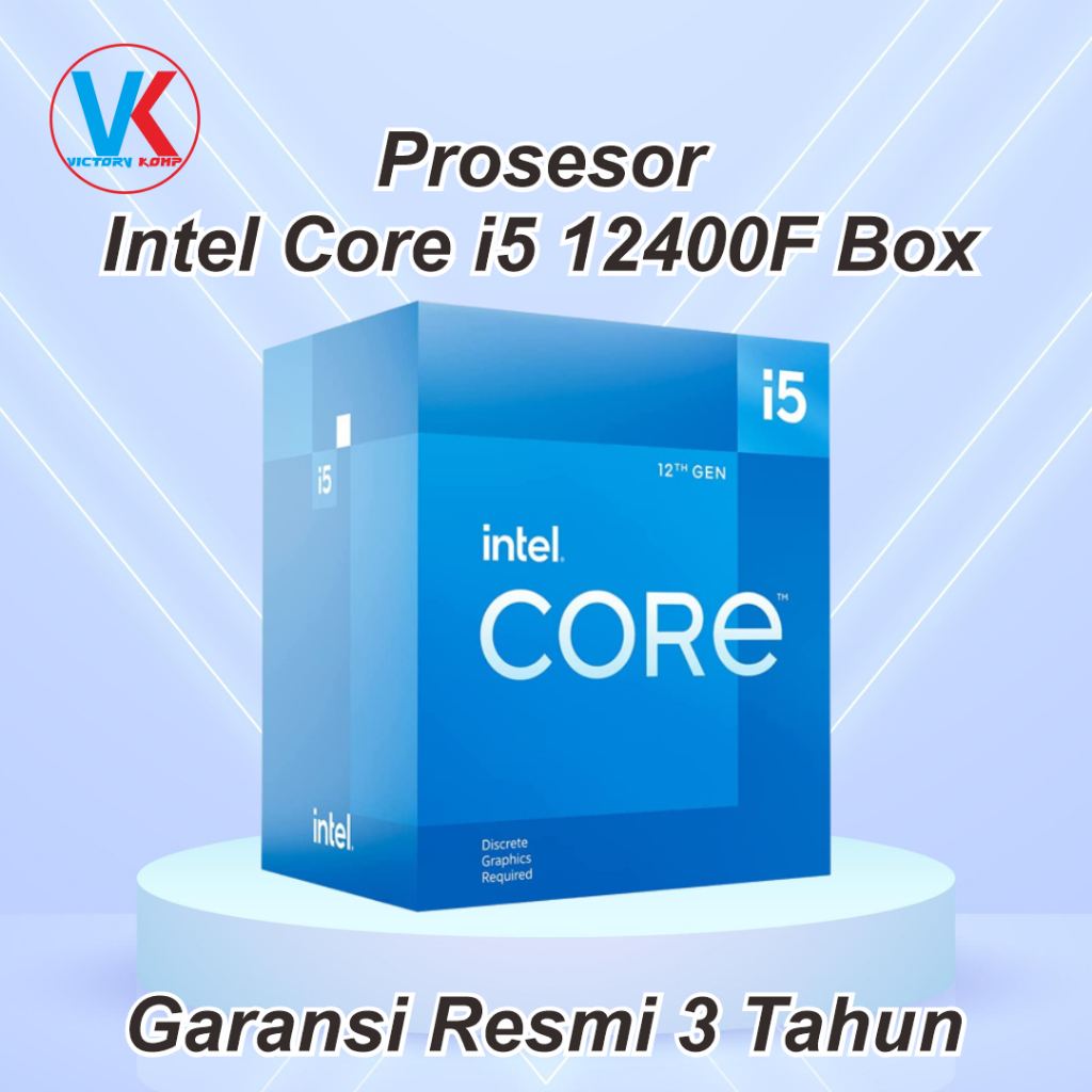 Jual Prosesor Intel Core i5 12400F Box 18M Cache Up To 4.40 GHz Intel ...