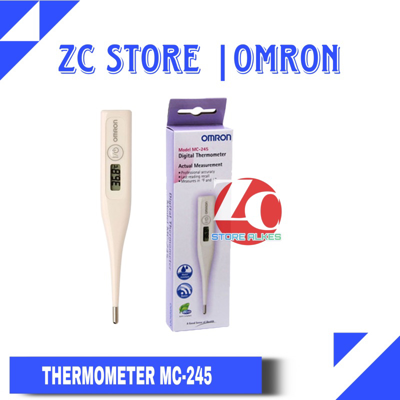 Jual Termometer Digital Omron MC-245 Termometer Ketiak Omron Original | Shopee Indonesia