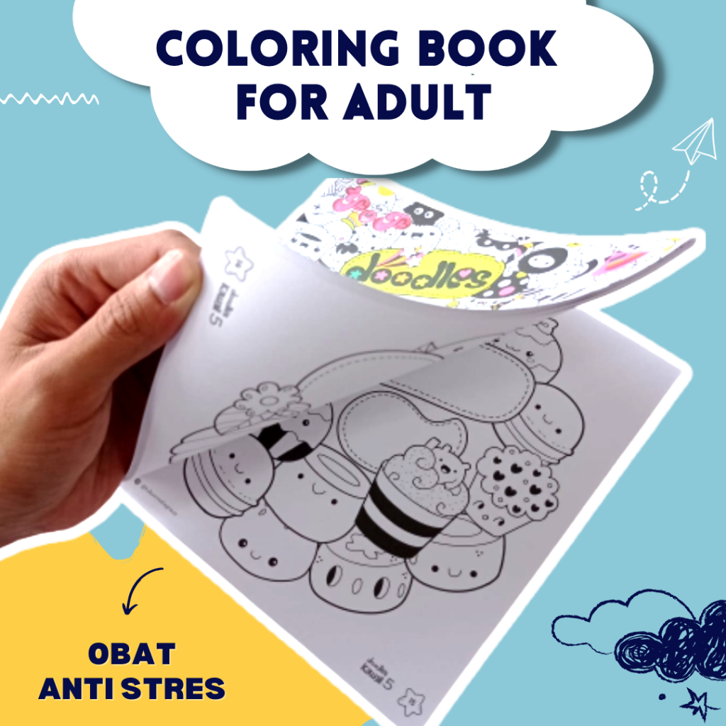 Jual Buku Mewarnai Dewasa Coloring Book for Adult / Adult Coloring Book ...