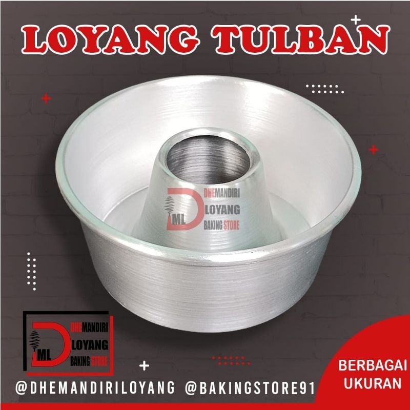 Jual Loyang tulban 20cm/ baking pan bahan 0,8/ loyang tulban tebal ...