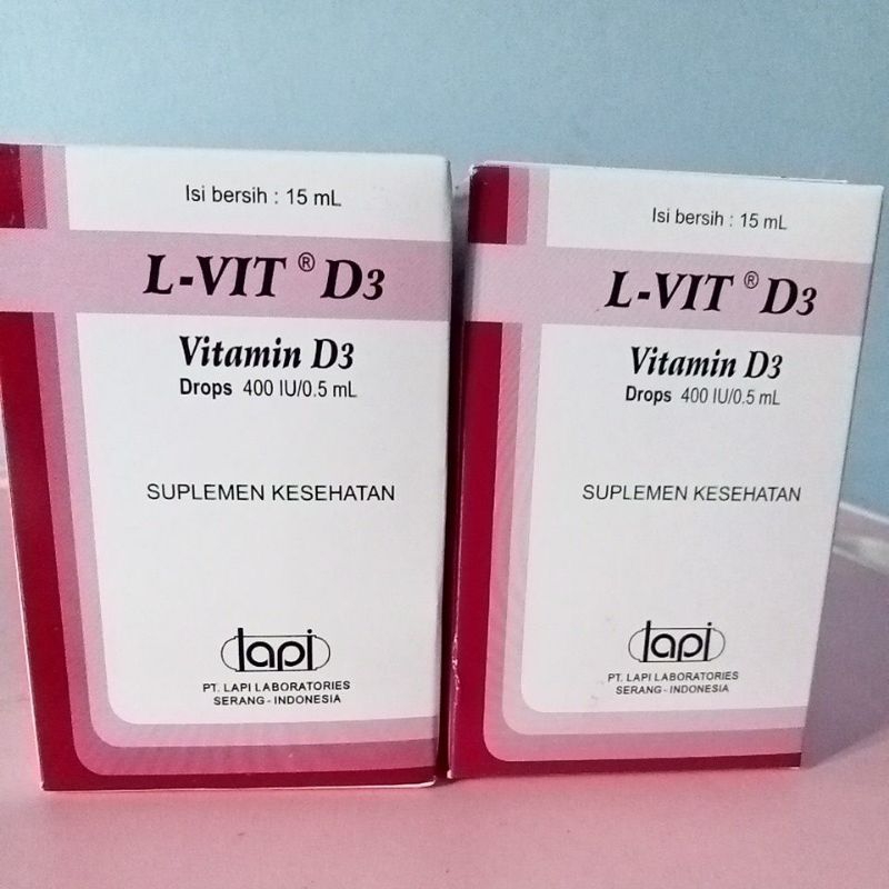 Jual L - VIT D3 Vitamin D3 Drops 400 IU/0,5 ml | Shopee Indonesia