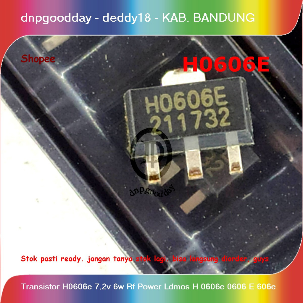 Jual Transistor H0606e 7,2v 6w Rf Power Ldmos H 0606e 0606 E 606e ...