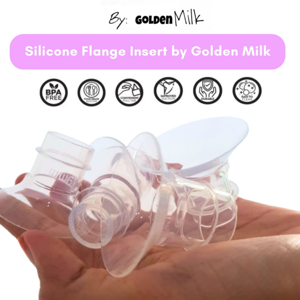 Jual Golden Milk Silicone Flange Insert - Selipan Corong Pompa asi ...