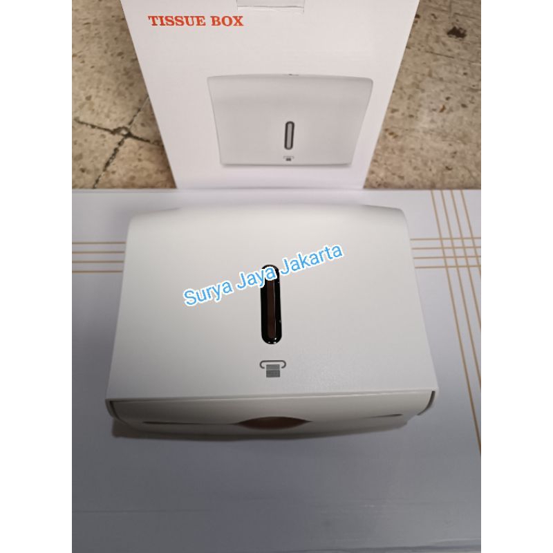 Jual Tempat tissue Box putih FSD / Tempat tissue toilet putih / Tempat ...