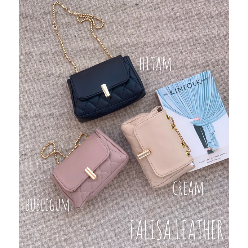 Jual SUPPLIERTASARINKA TAS KOREA TAS SELEMPANG LUCU FALISA LEATHER ...