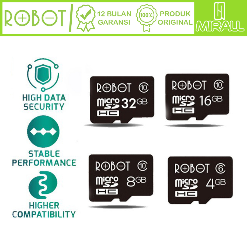 Jual MEMORY CARD MMC ROBOT 8GB / 16 GB / 32 GB - GARANSI RESMI ORIGINAL ...