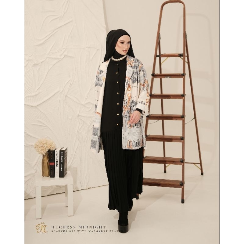 Jual Gamis Dress Premium - Magdara Dress Duchess Midnight | Shopee ...