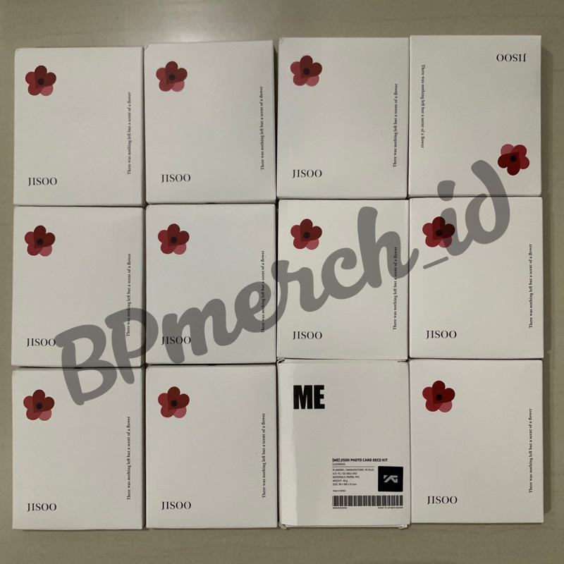 Jual BLACKPINK JISOO ME OFFICIAL MD PHOTOCARD DECO KIT | Shopee Indonesia