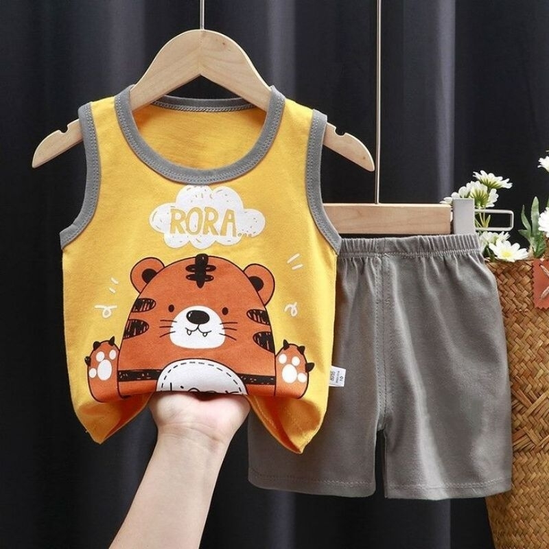 Jual SETELAN SINGLET ANAK ANAK/SETELAN SINGLET ANAK ANAK PREMIUM/SET ...