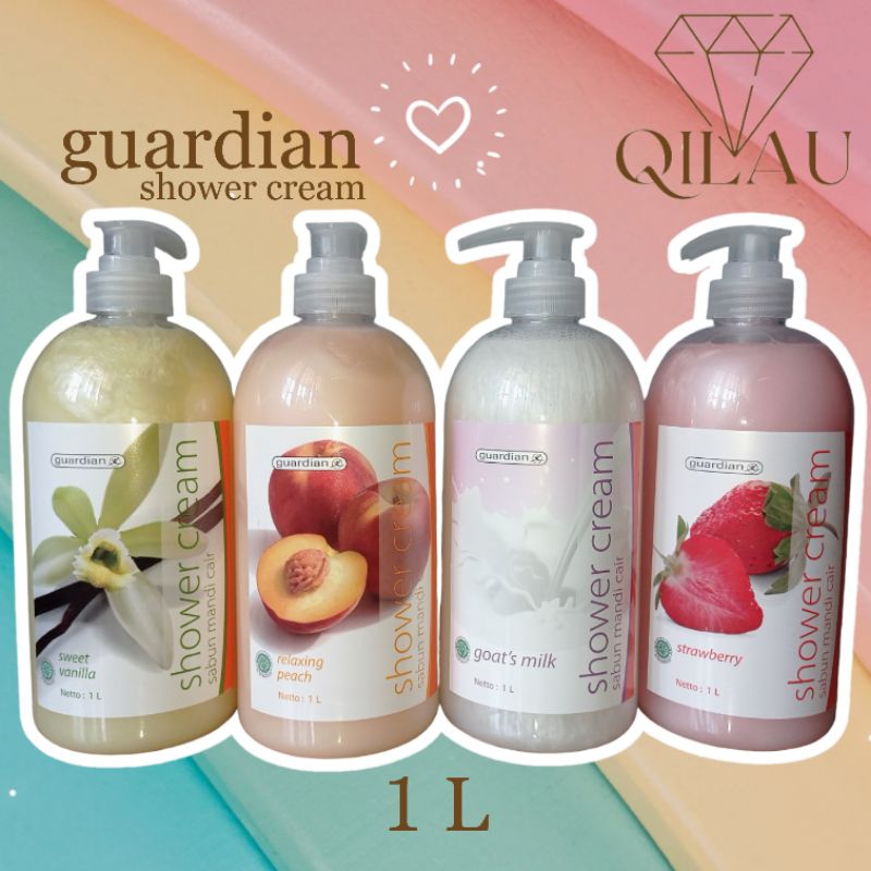 Jual SABUN MANDI CAIR GUARDIAN SHOWER CREAM 1 LITER | Shopee Indonesia