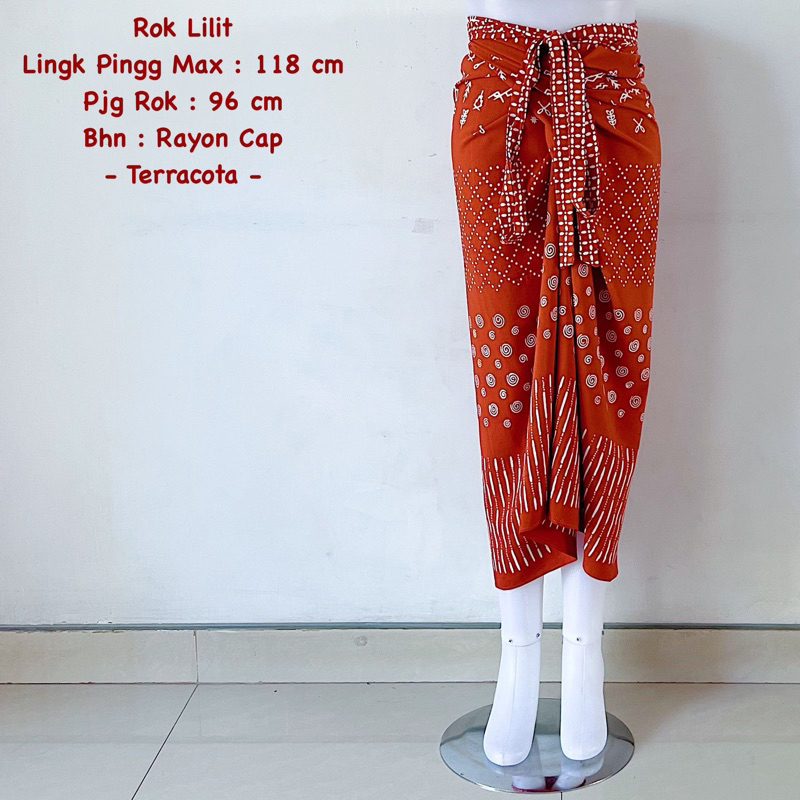 Jual Rok Lilit Batik Instan Modern Warna Hitam Merah Navy Lemon Orange ...