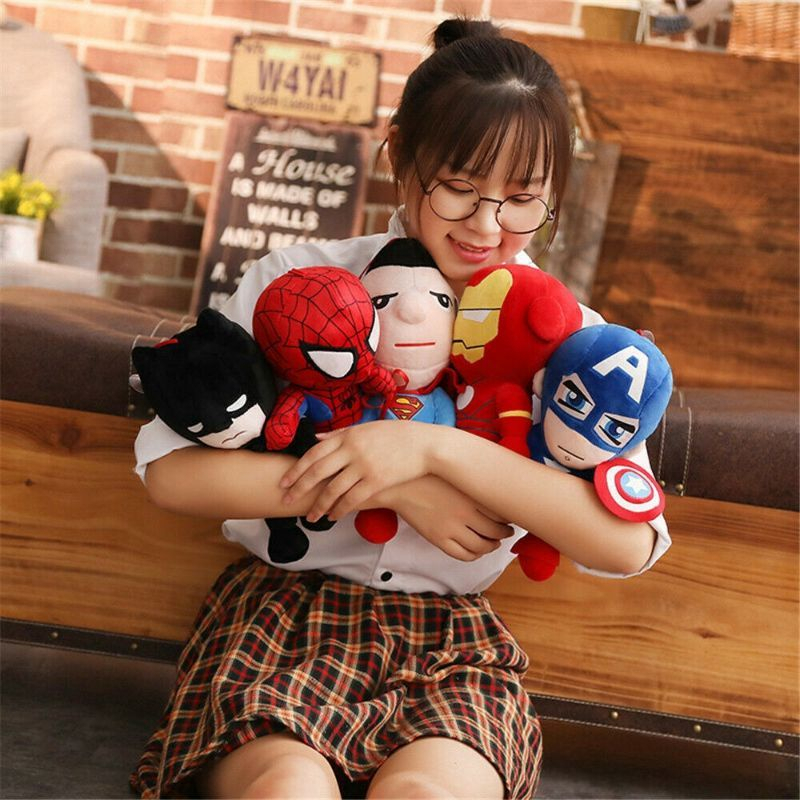 Jual Boneka superhero Avengers marvel LED ukuran 25cm spiderman bahan ...