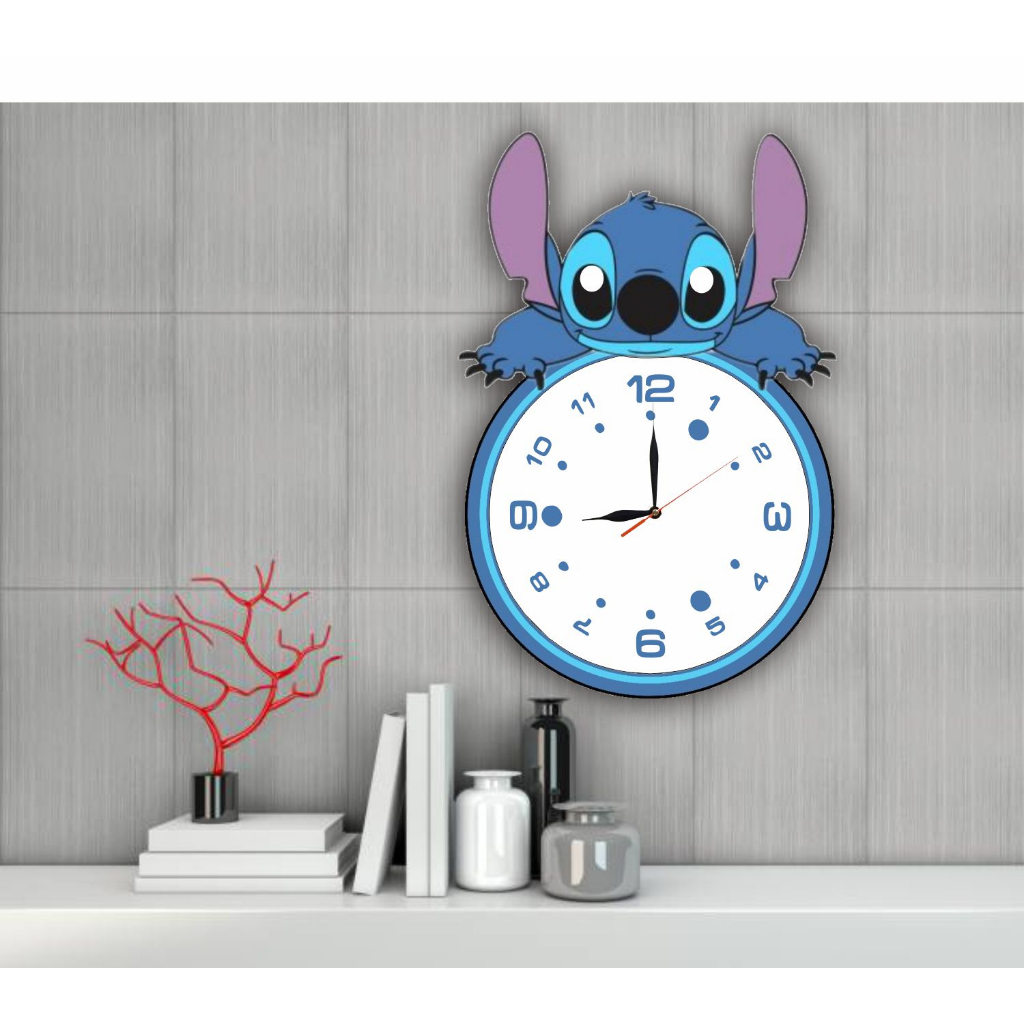 Jual Jam dinding Charakter Anak Anak / Hiasan ruang tamu / hiasan kamar ...