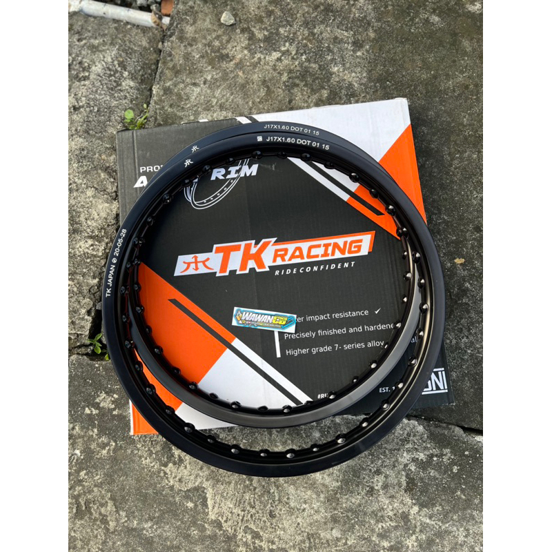 Jual Velg TK Racing Titanium Hitam ukuran 160 185 ring 17 | Shopee Indonesia