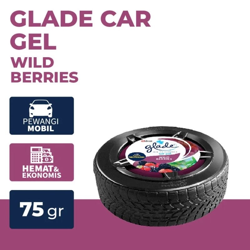 Jual GLADE Car Gel 75 gr Wild Berries/Coffee/Orange | Shopee Indonesia