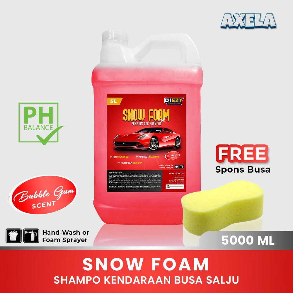 Jual Snow Wash Shampoo Cuci Mobil Motor Busa Salju Snow Foam DIEZY 5000 ...
